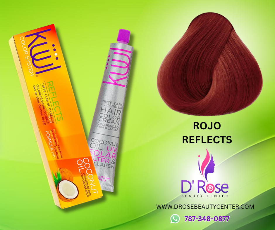 ️ KUUL Rojo Reflects – 3.04 oz | Intensidad y Brillo Profesional ️ – D ...